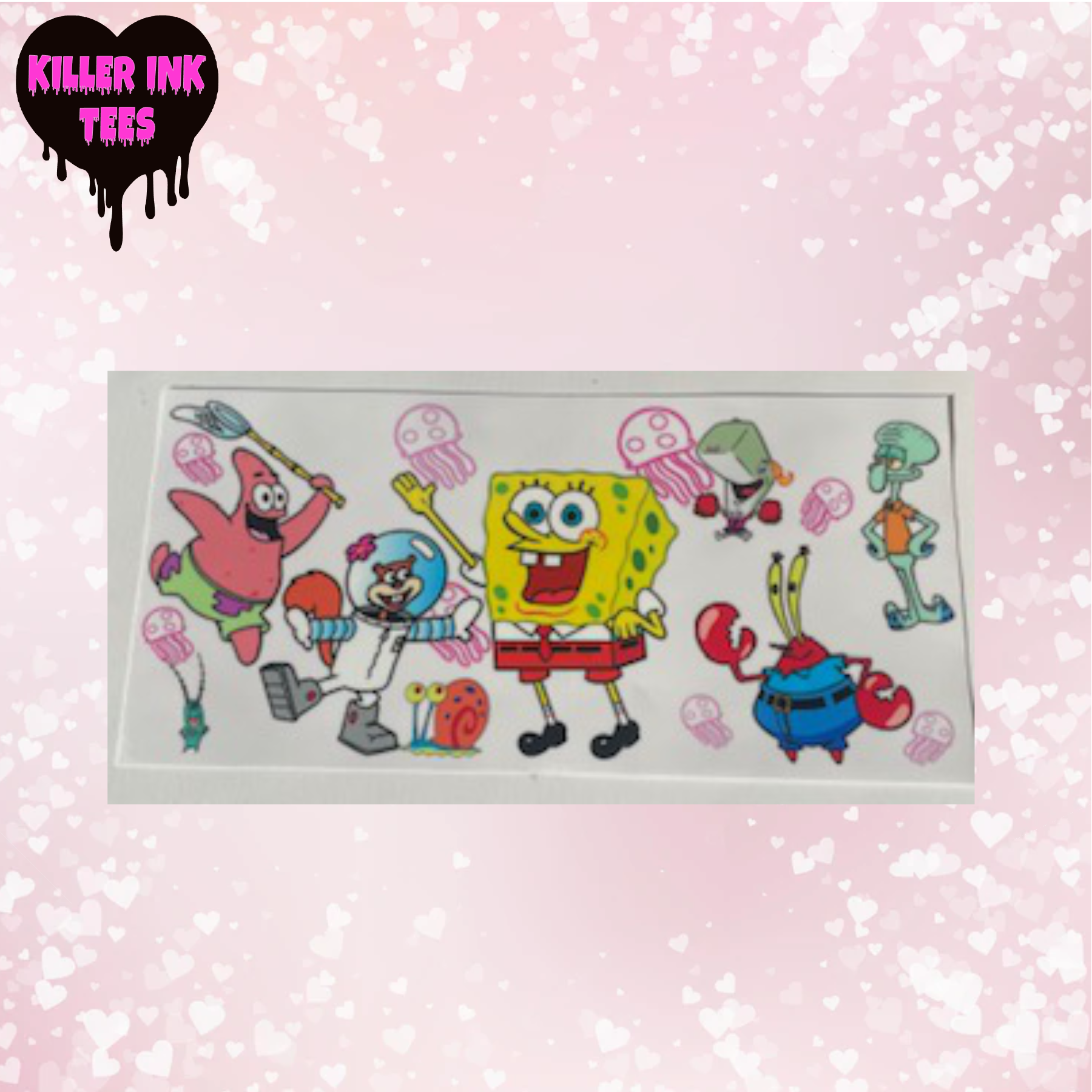Spongebob Cup Transfer – Killer Ink Tees